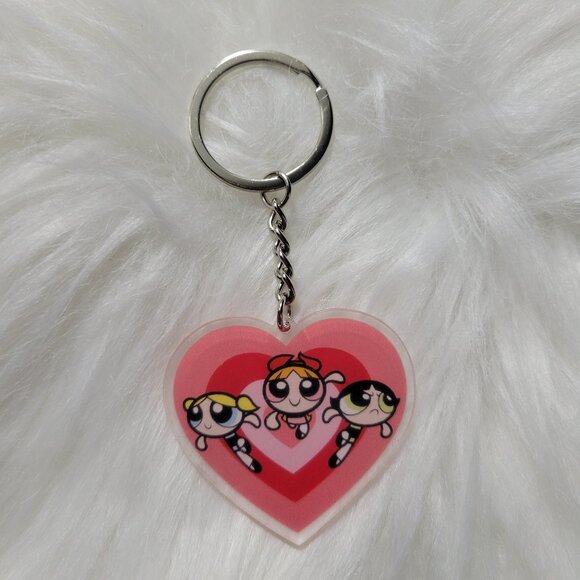 Cartoon Network | Accessories | Powerpuff Girls Keychain | Poshmark